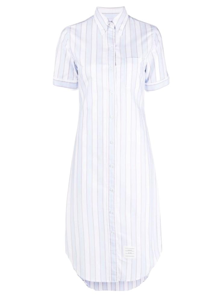 THOM BROWNE Striped Shirt Dress